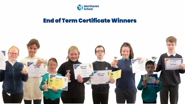 End of Term Certificate Winners – Westhaven School
